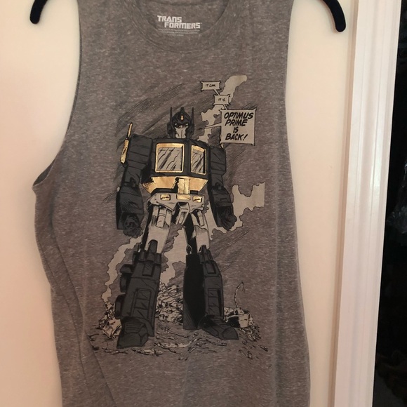 Tops | Nwt Optimus Prime Transformers Tank | Poshmark